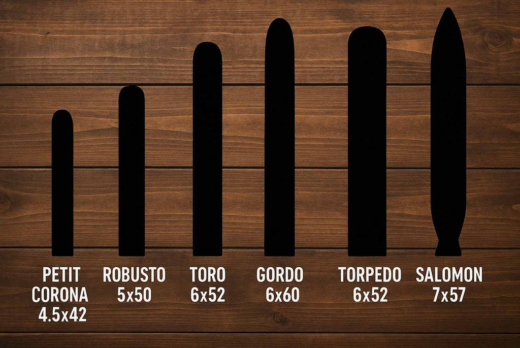 Cigar Sizes & Common Vitolas – Luxury Cigar Club